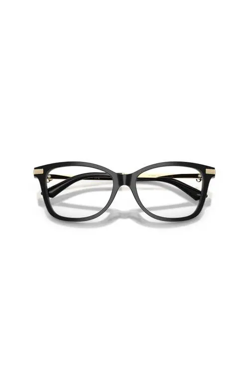 JIMMY CHOO 54mm Rectangle Optical Glasses - Black