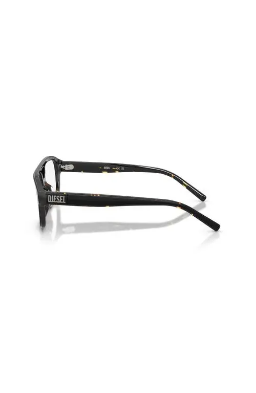 DIESEL® 53mm Pilot Optical Glasses - Black