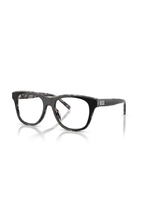 DIESEL® 51mm Rectangle Optical Glasses - Black