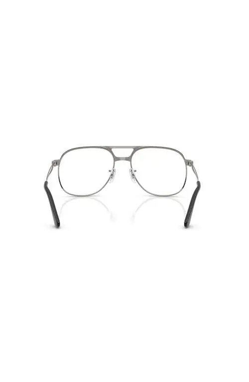Ray-ban 56mm Square Optical Glasses - Grey