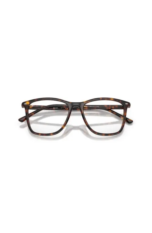 Ray-ban 54mm Square Optical Glasses - Tortoise
