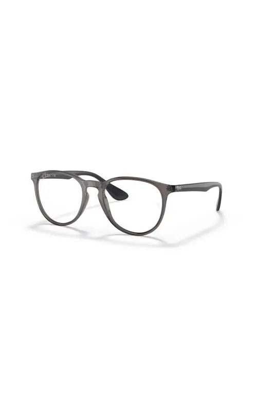 Ray-ban 51mm Round Optical Glasses - Grey