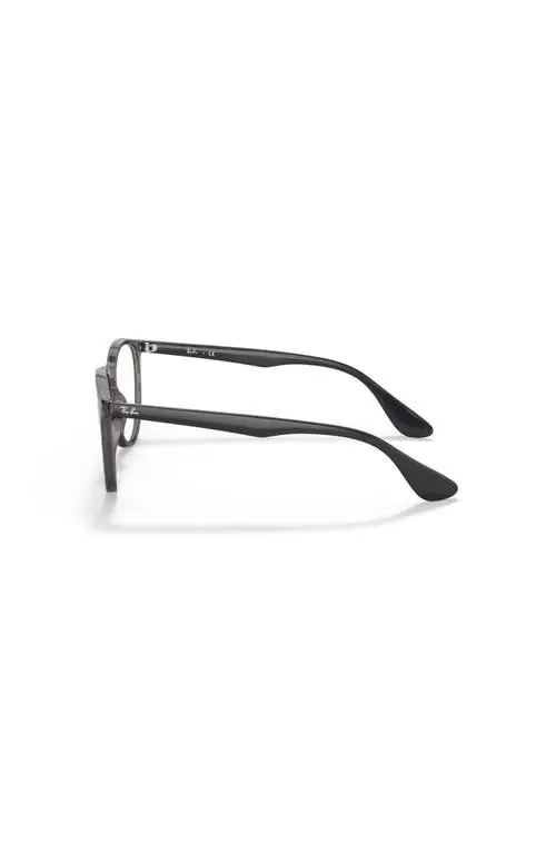 Ray-ban 51mm Round Optical Glasses - Grey