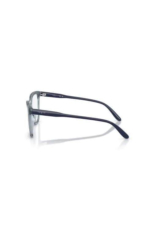 VOGUE EYEWEAR 50mm Square Optical Glasses - Blue