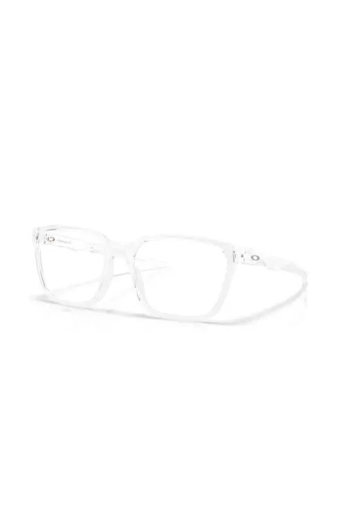 Oakley 58mm Rectangle Optical Glasses - Transparent