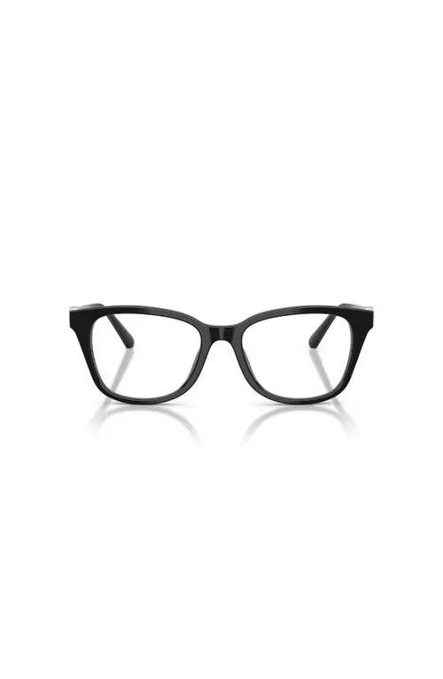 SWAROVSKI 52mm Rectangle Optical Glasses - Black