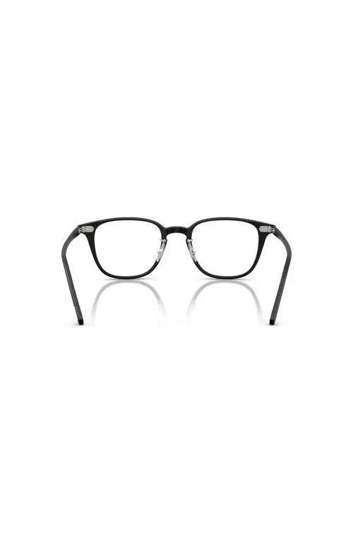 Oliver Spencer 52mm Square Optical Glasses - Black