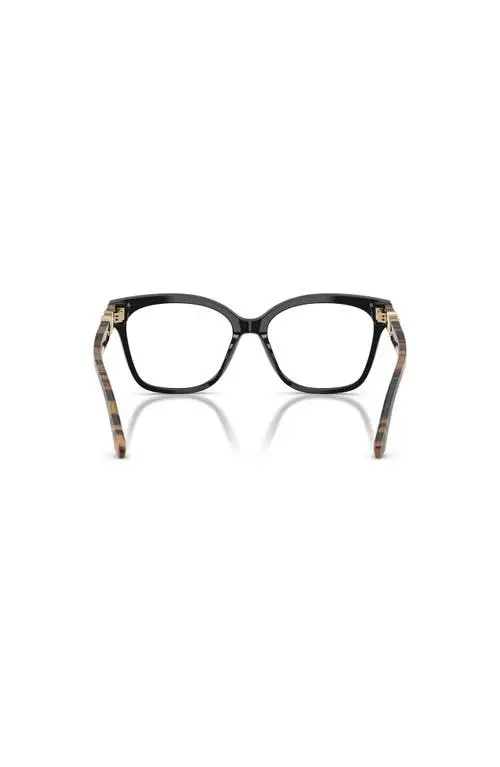 Michael Kors 55mm Square Optical Glasses - Black