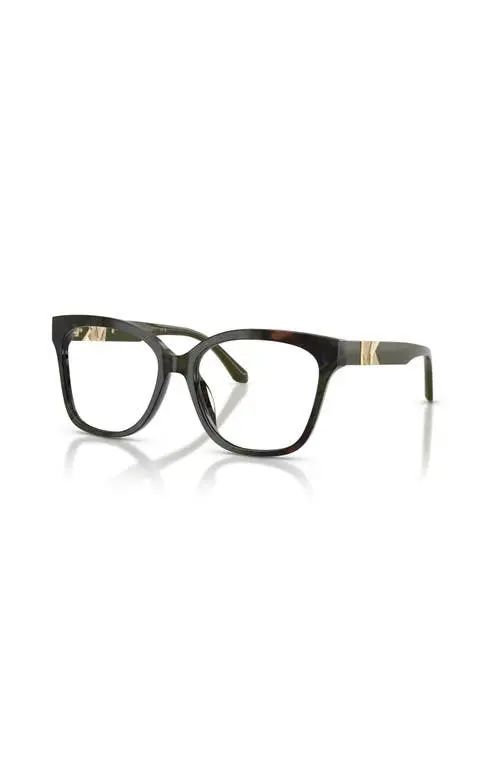 Michael Kors 55mm Square Optical Glasses - Green