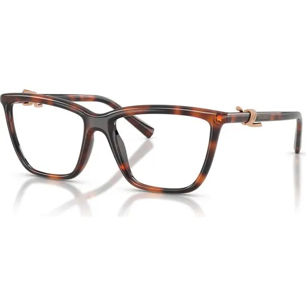 Tiffany & Co. 53mm Cat Eye Optical Glasses - Tortoise