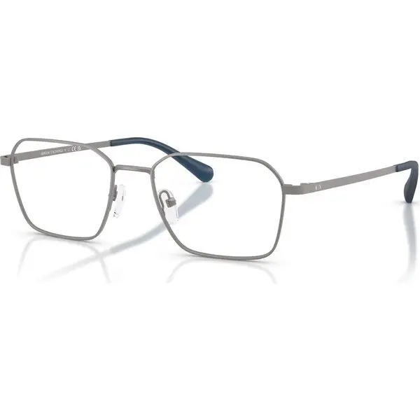 Armani Exchange 53mm Irregular Optical Glasses - Grey