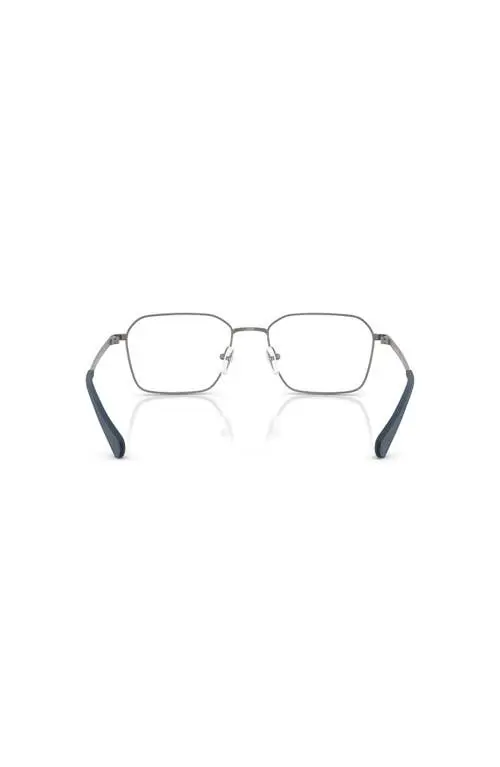 Armani Exchange 53mm Irregular Optical Glasses - Grey