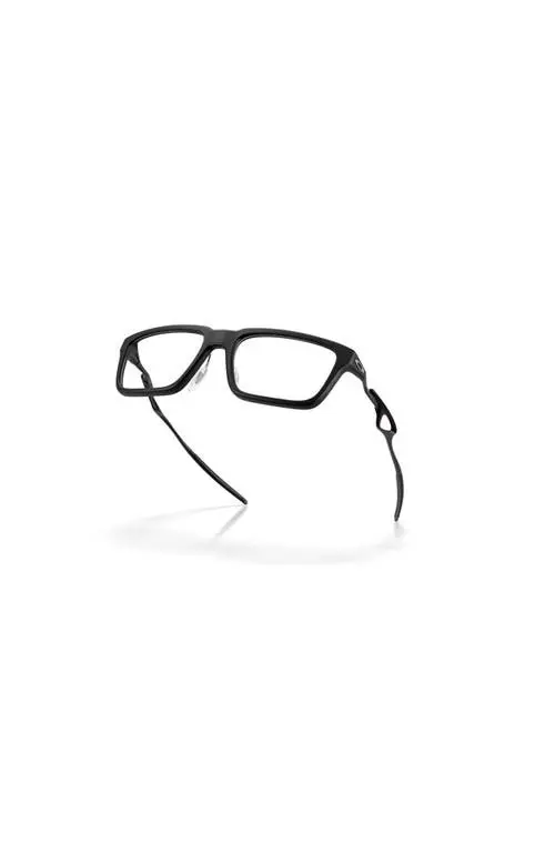 Oakley 58mm Rectangle Optical Glasses - Black