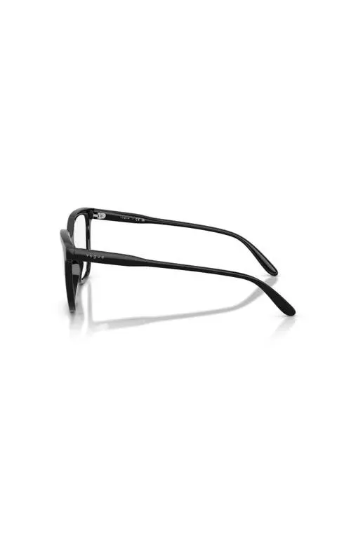 VOGUE EYEWEAR 54mm Square Optical Glasses - Black