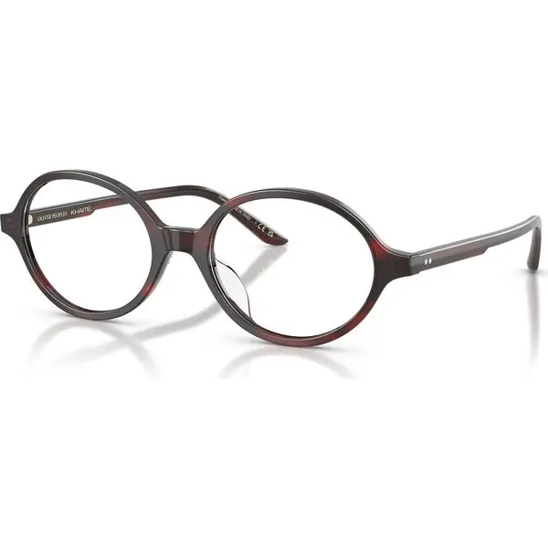 Oliver Spencer 54mm Oval Optical Glasses - Red
