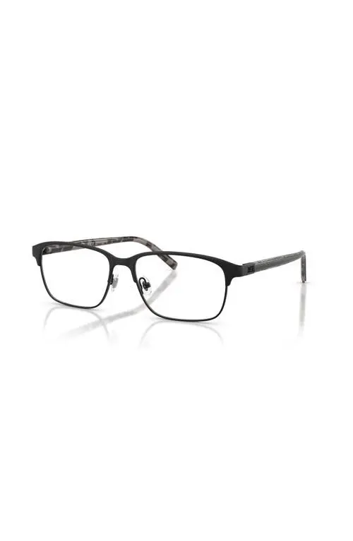 DIESEL® 56mm Rectangle Optical Glasses - Black