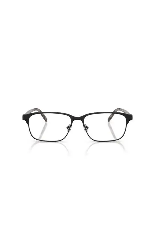 DIESEL® 56mm Rectangle Optical Glasses - Black