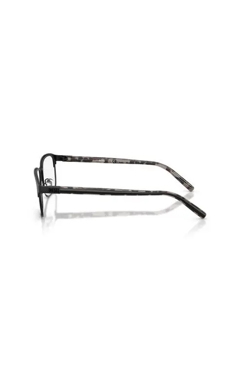 DIESEL® 56mm Rectangle Optical Glasses - Black