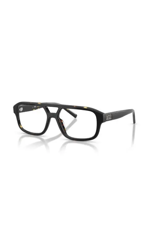 DIESEL® 55mm Pilot Optical Glasses - Black
