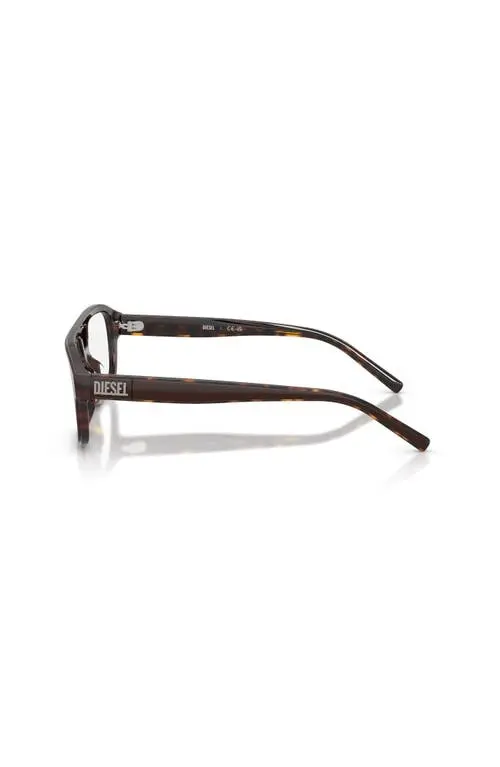 DIESEL® 55mm Pilot Optical Glasses - Brown