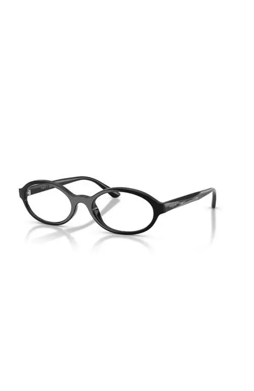 VOGUE EYEWEAR 53mm Oval Optical Glasses - Black
