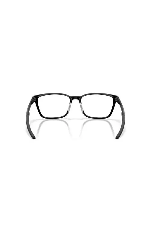 Oakley 53mm Rectangle Optical Glasses - Black