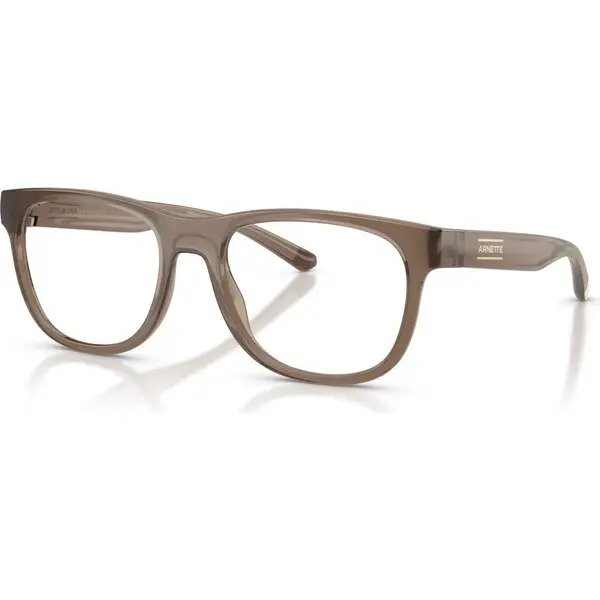 ARNETTE 55mm Rectangle Optical Glasses - Brown