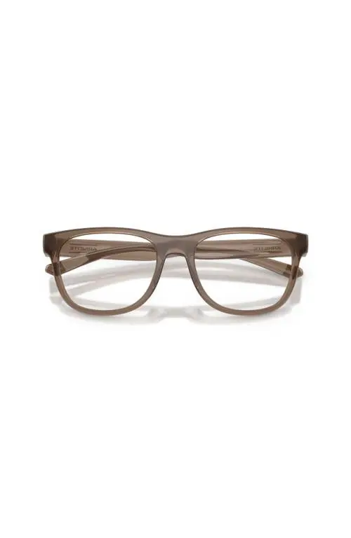 ARNETTE 55mm Rectangle Optical Glasses - Brown