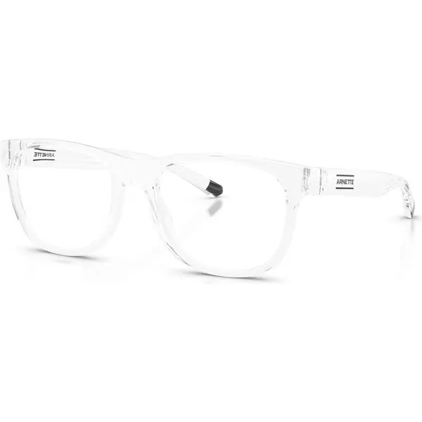 ARNETTE 55mm Rectangle Optical Glasses - Transparent