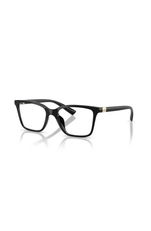 Armani Exchange 52mm Square Optical Glasses - Black