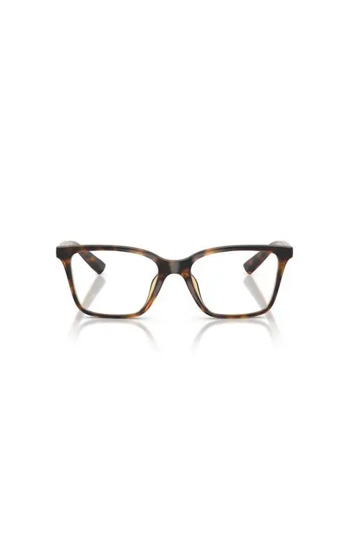 Armani Exchange 52mm Square Optical Glasses - Tortoise