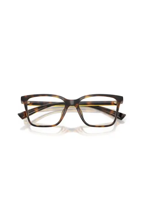 Armani Exchange 52mm Square Optical Glasses - Tortoise