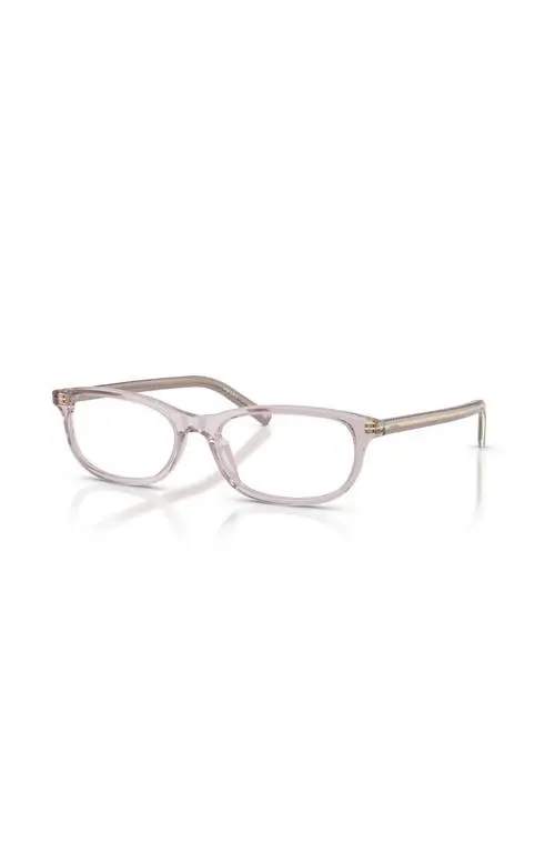 Prada 53mm Irregular Optical Glasses - Violet