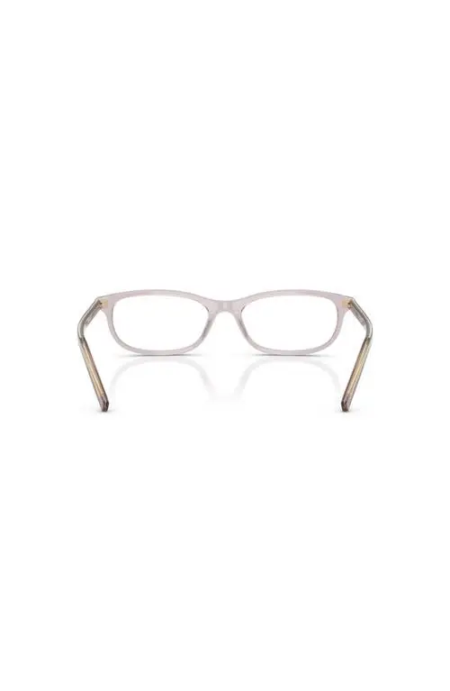 Prada 53mm Irregular Optical Glasses - Violet
