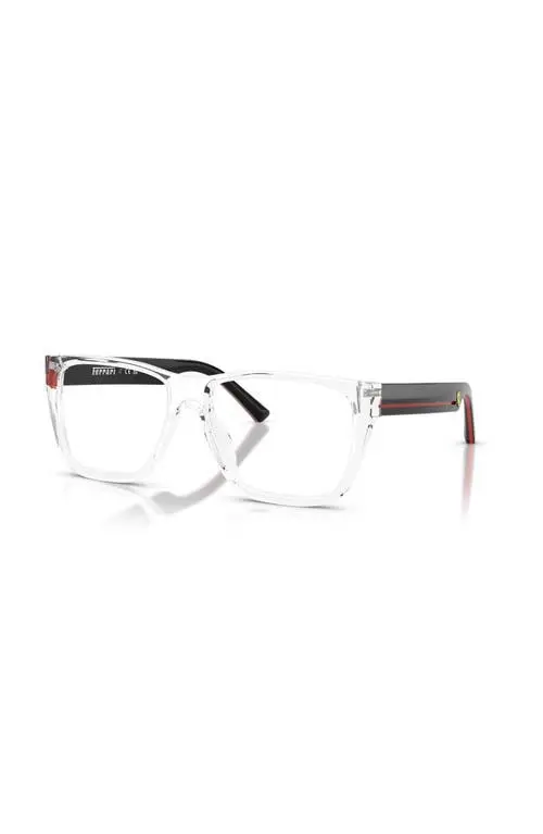 SCUDERIA FERRARI 58mm Square Optical Glasses - Transparent