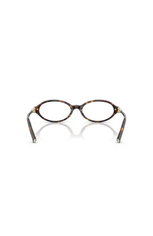 Tiffany & Co. 53mm Oval Optical Glasses - Tortoise