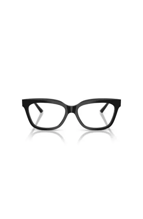 JIMMY CHOO 52mm Rectangle Optical Glasses - Black