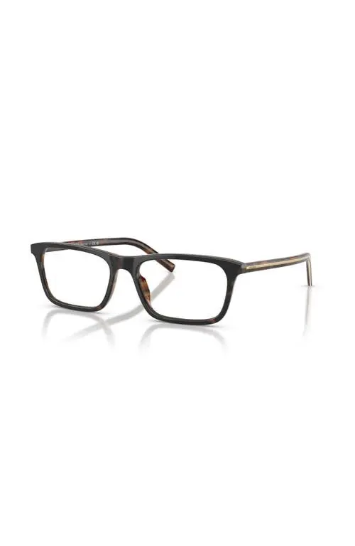 Prada 56mm Rectangle Optical Glasses - Tortoise