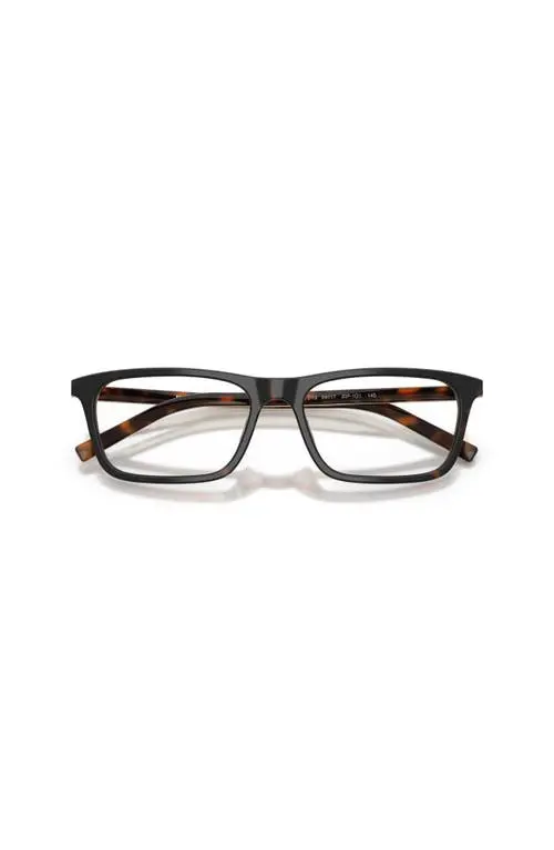 Prada 56mm Rectangle Optical Glasses - Tortoise