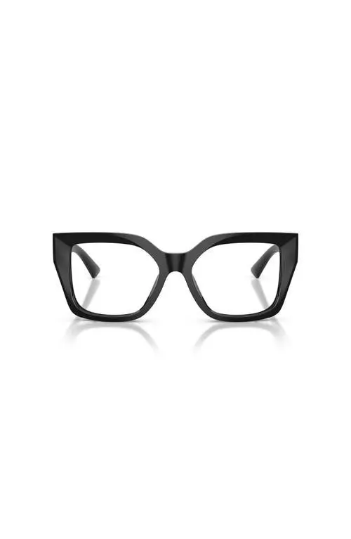 JIMMY CHOO 53mm Square Optical Glasses - Black