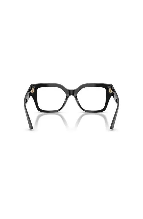 JIMMY CHOO 53mm Square Optical Glasses - Black