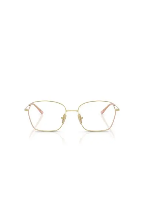 VOGUE EYEWEAR 53mm Irregular Optical Glasses - Brown