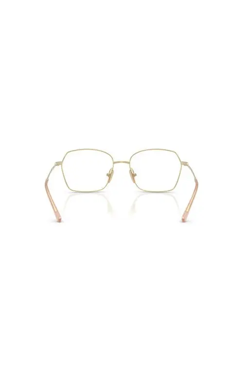 VOGUE EYEWEAR 53mm Irregular Optical Glasses - Brown