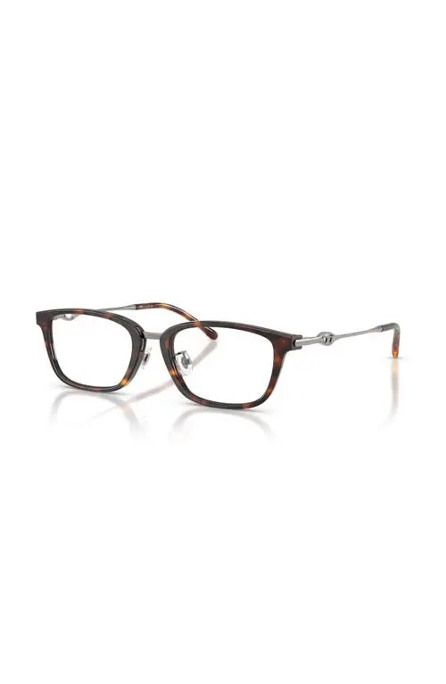 DIESEL® 52mm Square Optical Glasses - Tortoise