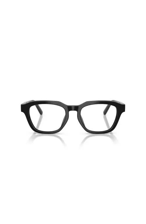 Emporio Armani 50mm Irregular Optical Glasses - Black