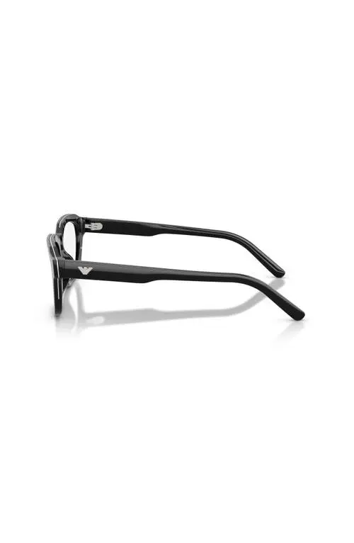 Emporio Armani 50mm Irregular Optical Glasses - Black