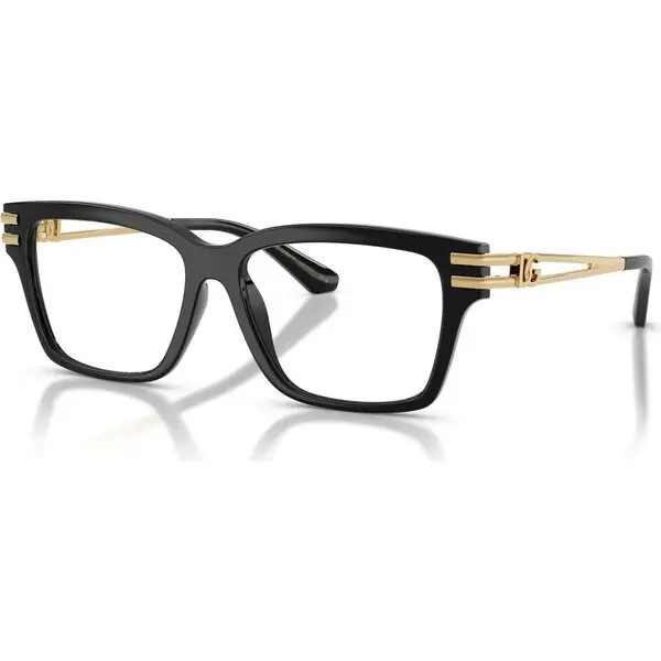 Dolce & Gabbana 52mm Rectangle Optical Glasses