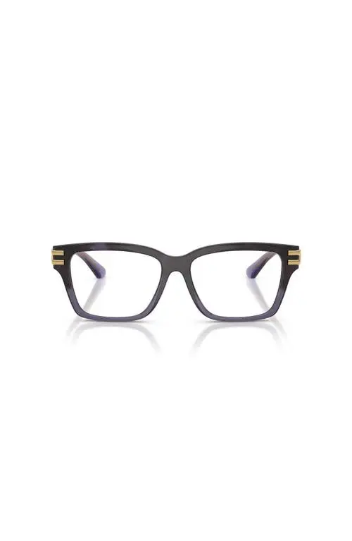 Dolce & Gabbana 52mm Rectangle Optical Glasses - Violet