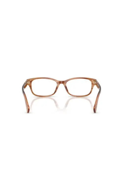 Ralph Lauren 54mm Rectangle Optical Glasses - Tortoise