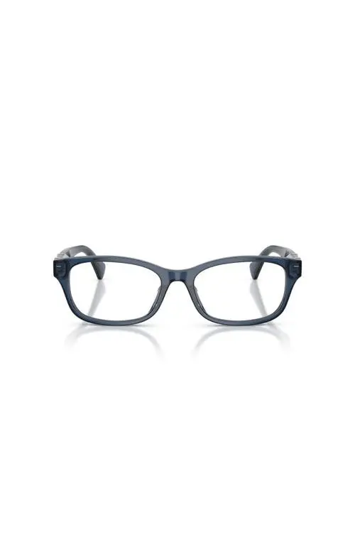 Ralph Lauren 52mm Rectangle Optical Glasses - Blue